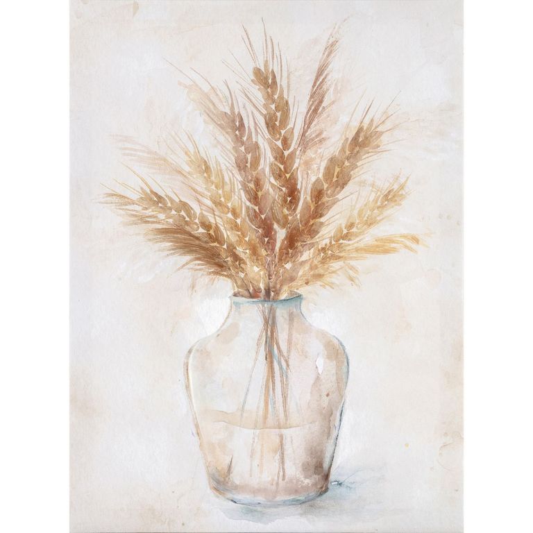 Cuadro Canvas Florero Trigo1 30x40cm | Sodimac Falabella