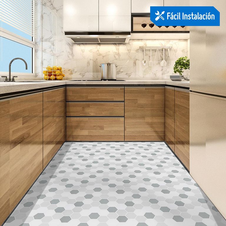 Piso Hexagonal Antiadherente Mixto | Sodimac Falabella
