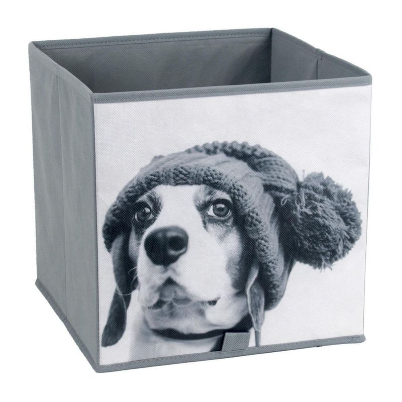 Caja Organizadora Plegable 28x28cm Perrito | Sodimac Falabella