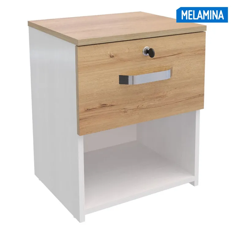 Velador 1 Cajón Melamina Duna | Sodimac Falabella