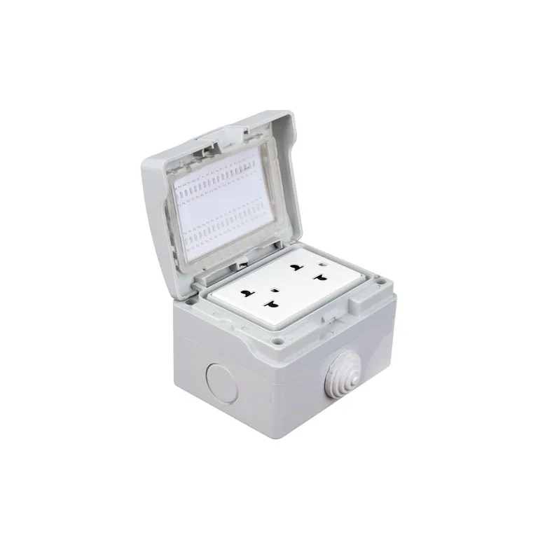 Placa Adosable Hidrobox + Toma Doble | Sodimac Falabella