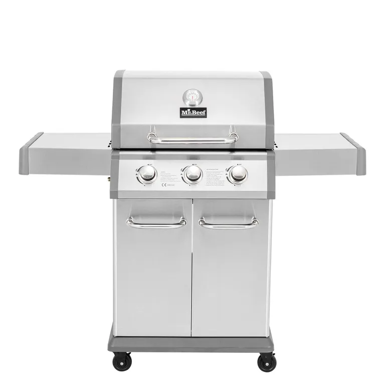 Parrilla a Gas 3 Quemadores Acero Expert Mr Beef | Sodimac Falabella