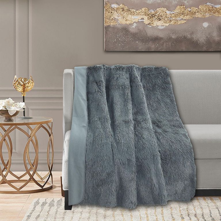 Manta Urban Shag 125x150cm Gris | Sodimac Falabella