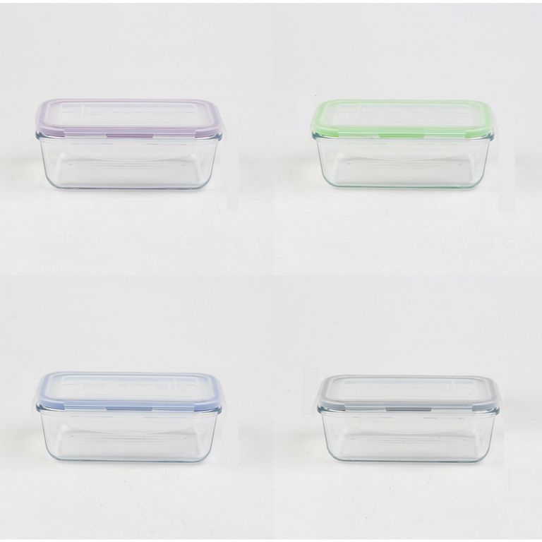 Táper De Vidrio 800Ml Colores Surtidos | Sodimac Perú