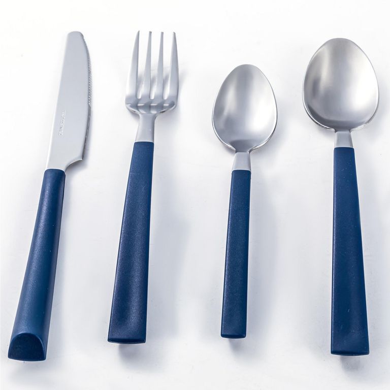 Set de Cubiertos 16 Piezas Mango de Plástico | Sodimac Falabella