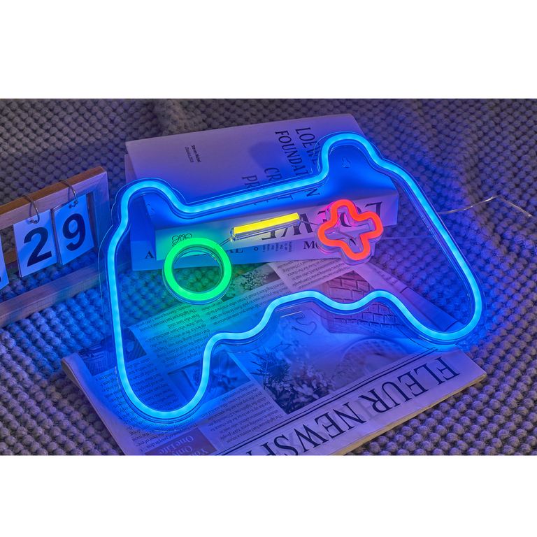 Lámpara LED Neón Gamepad | Sodimac Falabella