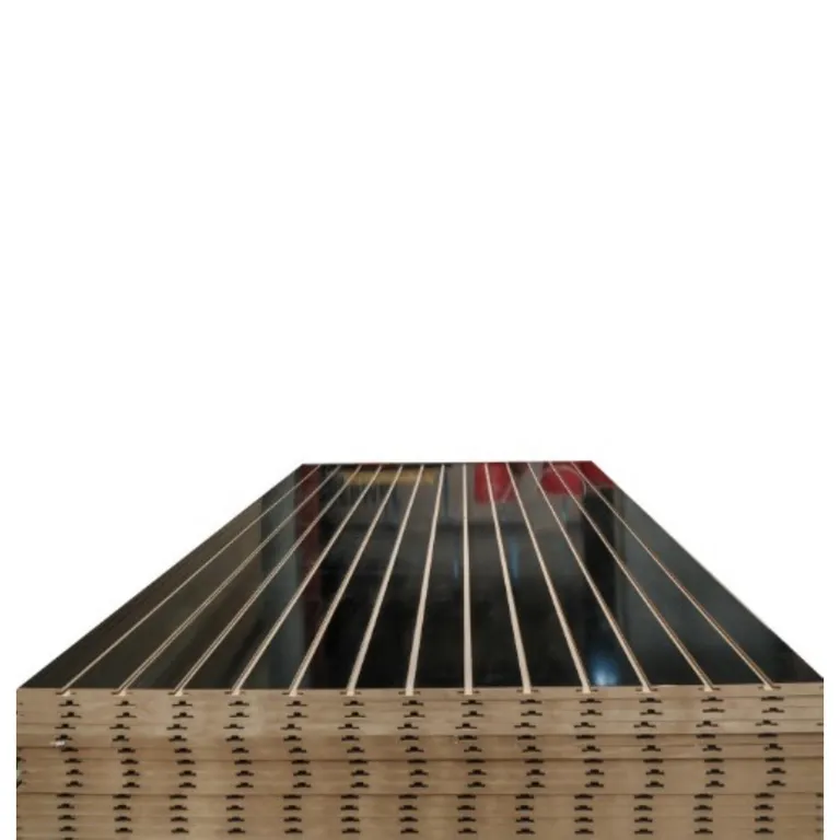 Tablero ranurado 18mm 4x8 Negro | Sodimac Falabella