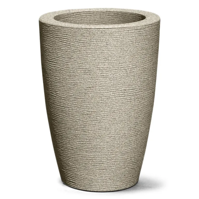 Macetero Cónico Granito 38x27cm | Sodimac Perú