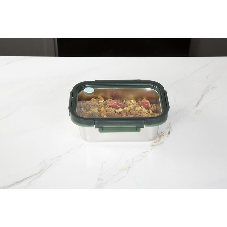 Táper Rectangular Inoxidable 1200Ml | Sodimac Perú