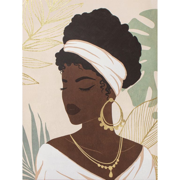 Cuadro Canvas Mujer Izquierda 60X80 CM | Sodimac Perú