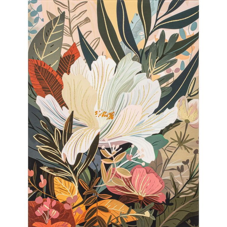 Cuadro Canvas Flor Folia 1 30X40 CM | Sodimac Perú