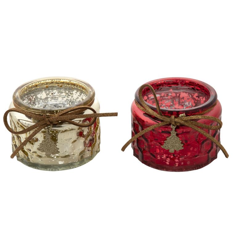 Set de 2 Velas Metálico 7x5.2cm | Sodimac Perú