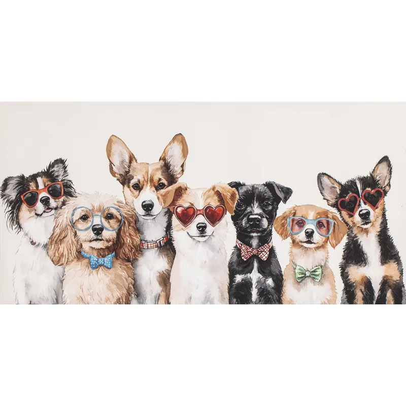Canvas Perros Family 60x120 cm | Sodimac Falabella