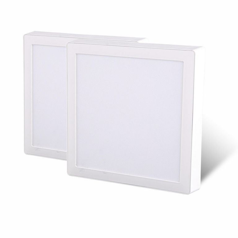 Set 2 Panel LED Sobre Cuadrado 24W LF | Sodimac Falabella