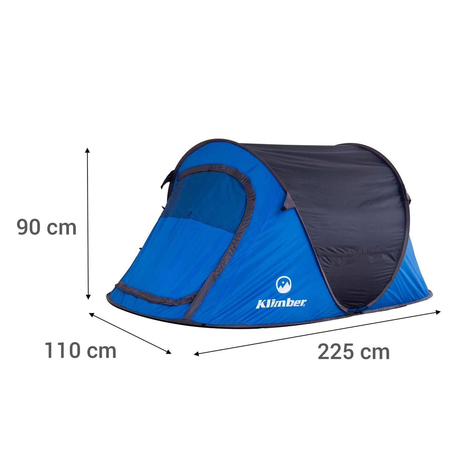 Carpa estructural 2 personas azul pop up - Sodimac.com.uy