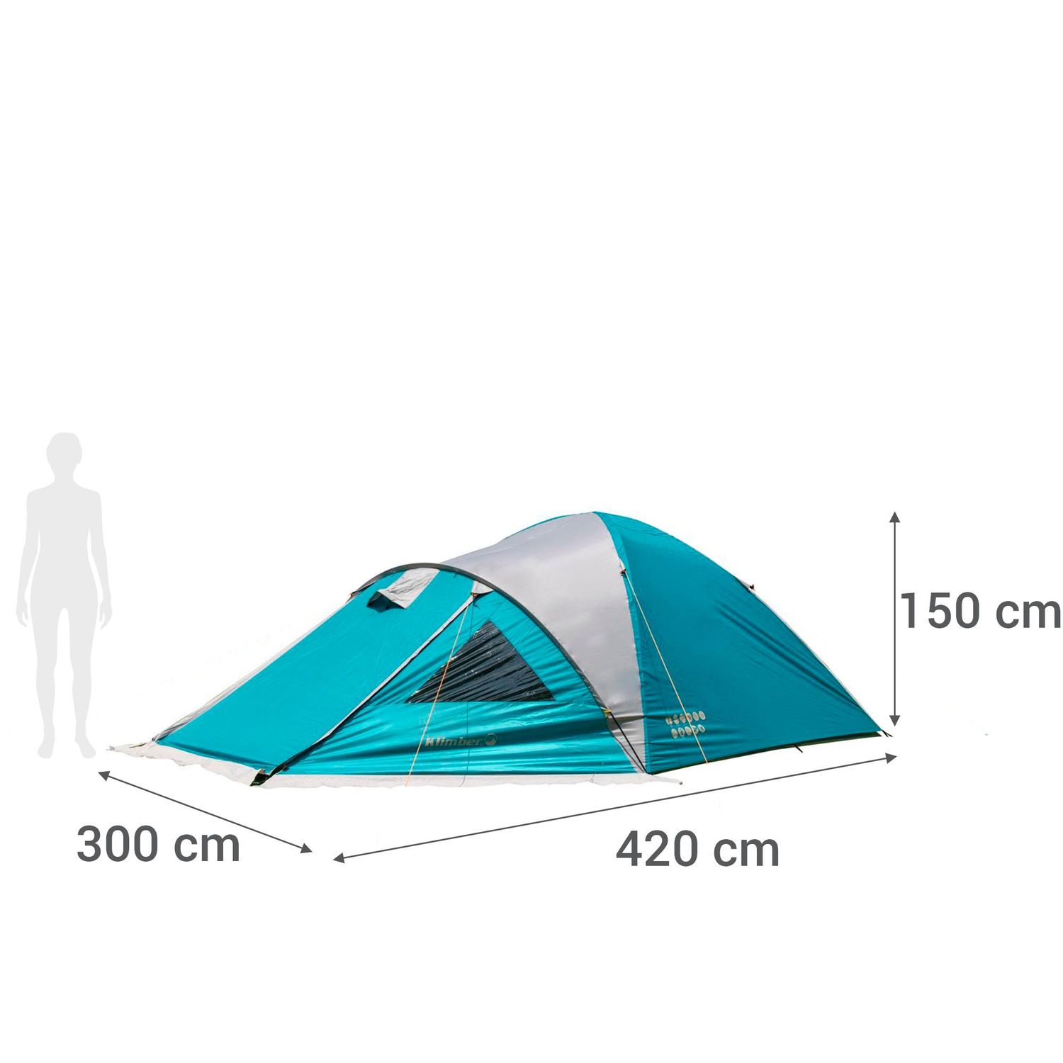Carpa estructural 6 personas azul kilimanjaro - Sodimac.com.uy