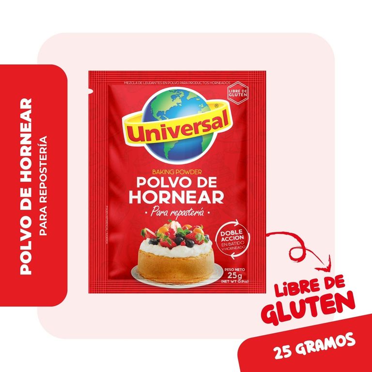 Polvo de Hornear Universal Bolsa 25 g | Tottus Perú