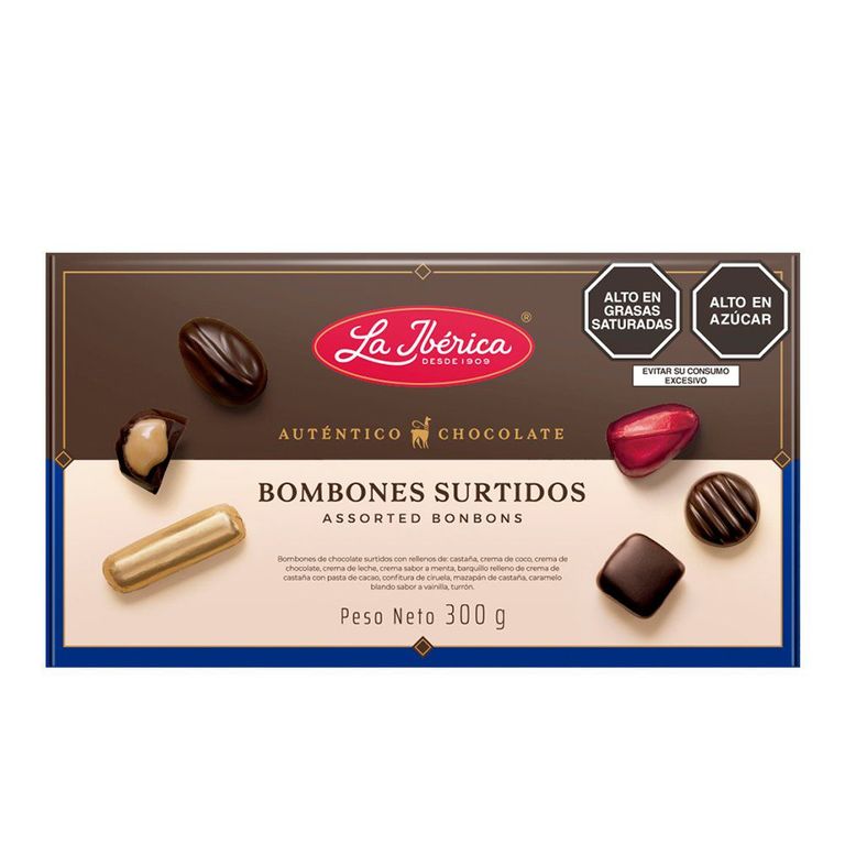 Bombones Surtidos La Ibérica Caja 300 g | Tottus Perú