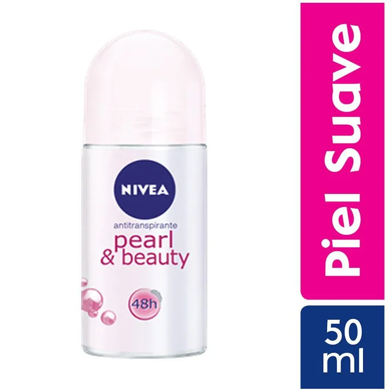 Desodorante Roll On Nivea Pearl & Beauty Envase 50 mL | Tottus Perú