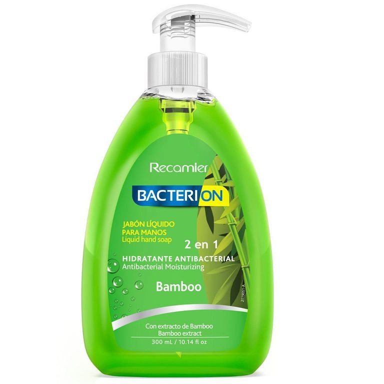 Jabón Líquido Bacterion 2 En 1 Bambú Envase 300 mL | Tottus Perú