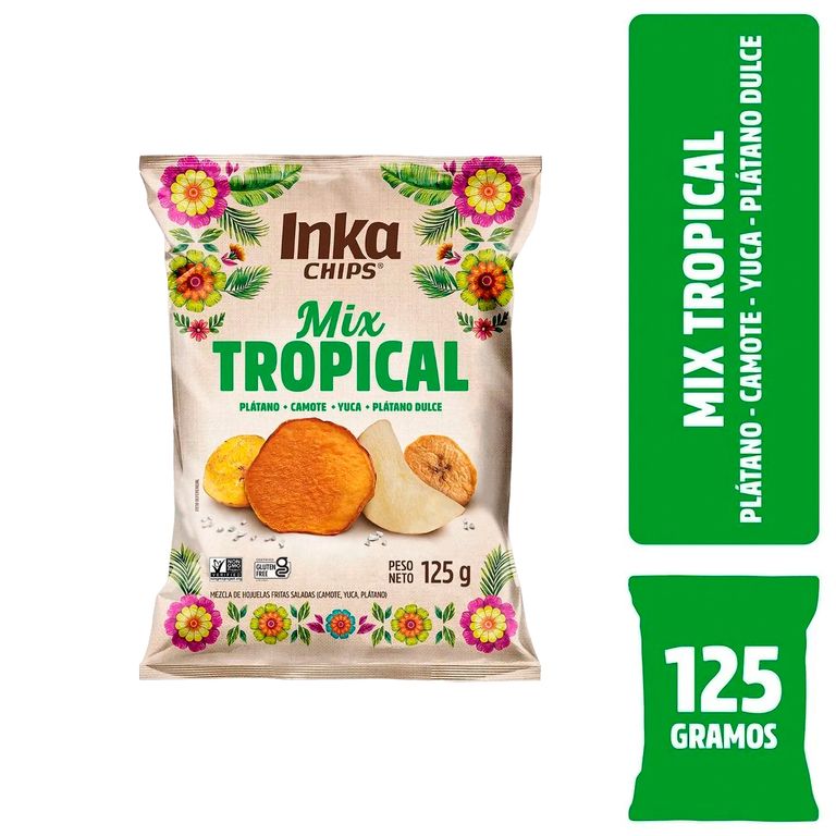Chips de Vegetales Inka Chips Mix Tropical Bolsa 125 g | Tottus Perú