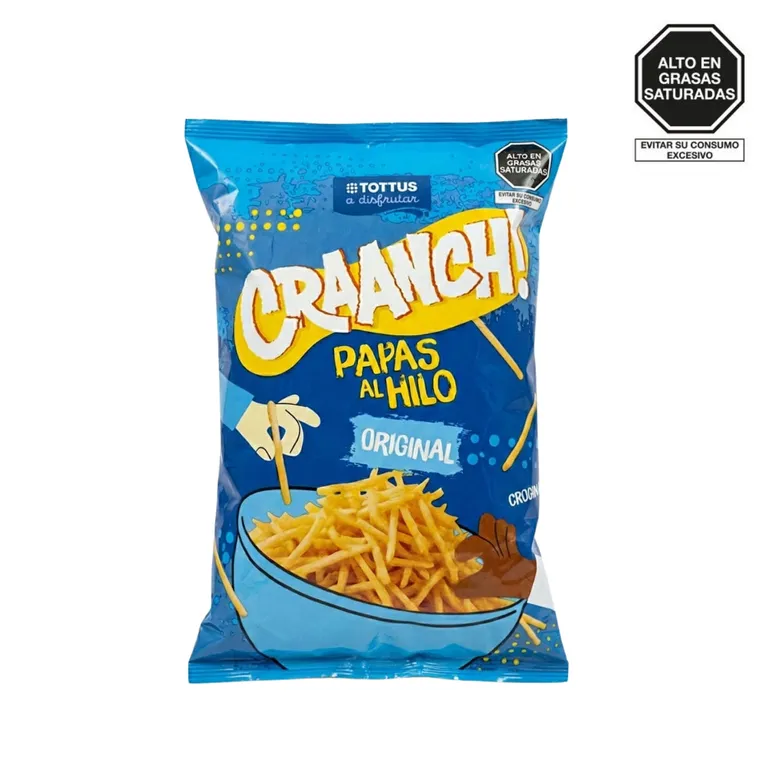 Papas Al Hilo Craanch Tottus Bolsa 150 g | Tottus Perú