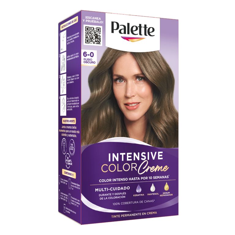 Tinte Palette Color Cream Tono 6-0 Rubio Oscuro | Tottus Perú