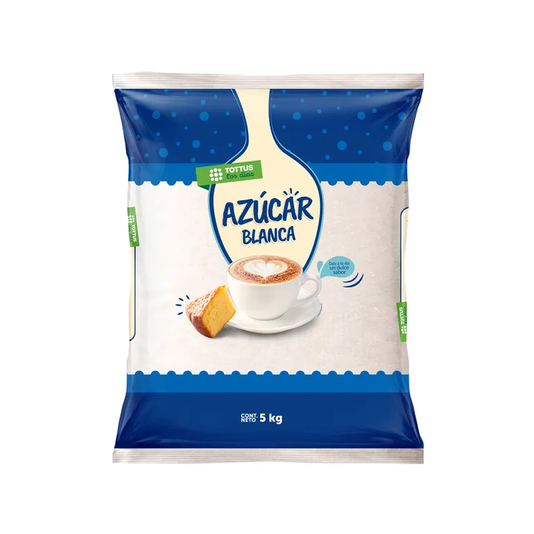 Azúcar Blanca Tottus Bolsa 5 Kg | Tottus Perú