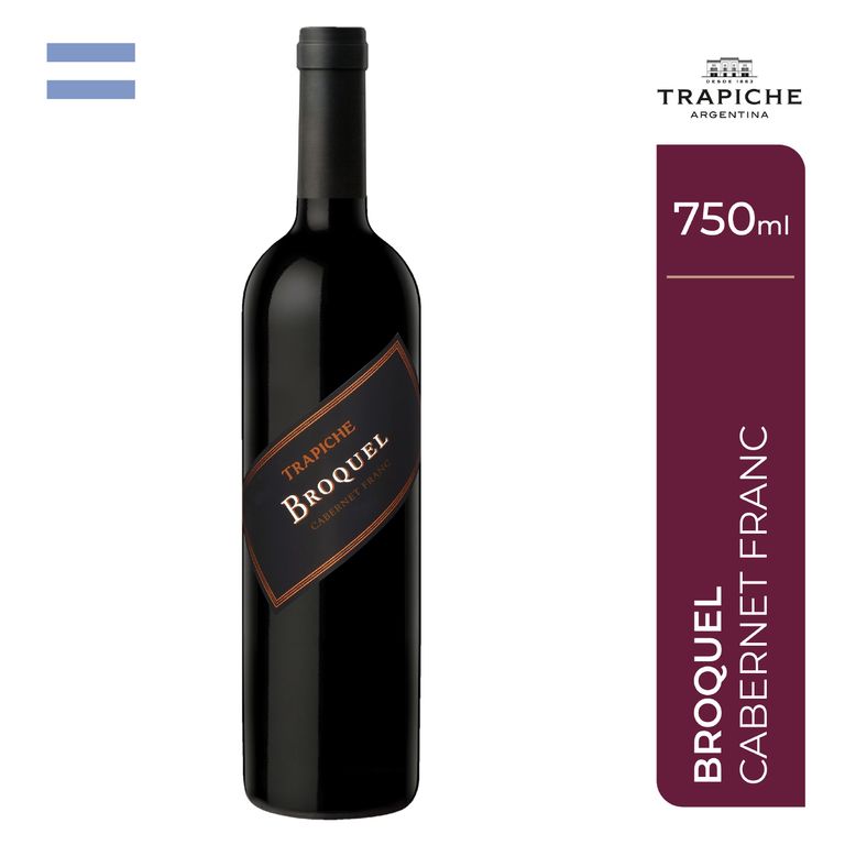 Vino Broquel Trapiche Cabernet Franc Botella 750 mL | Tottus Perú