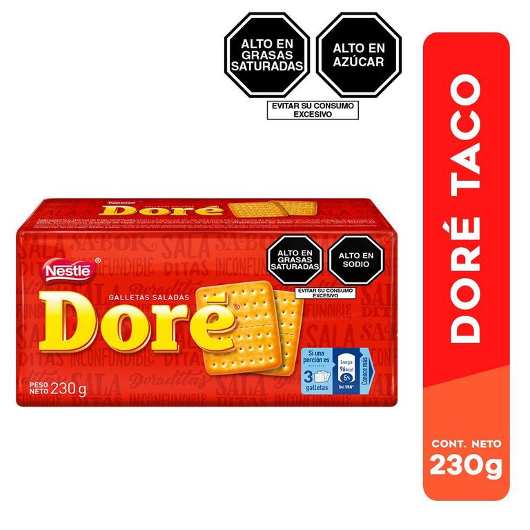 Galleta Saladas Doré Empaque 230 g | Tottus Perú