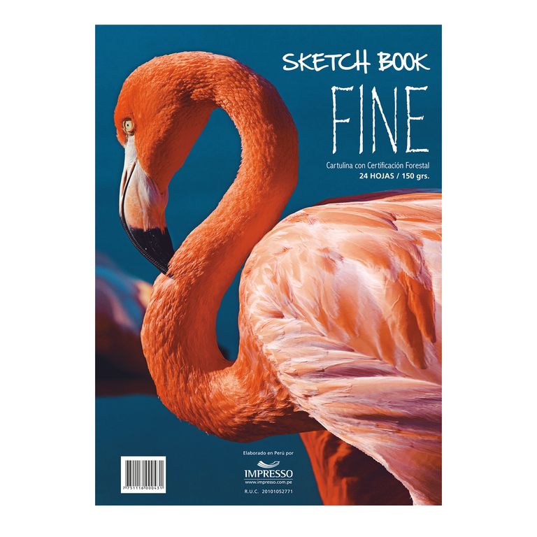 Sketch Book Fine Cartulina 150 g 24 Hojas | Tottus Perú