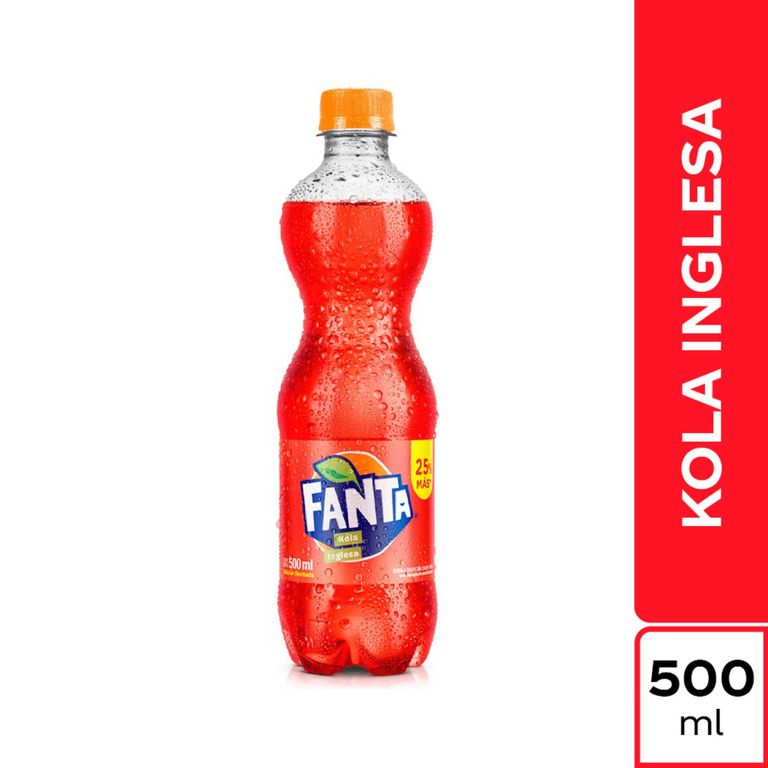 Gaseosa Fanta Kola Inglesa Botella 500 mL | Tottus Perú