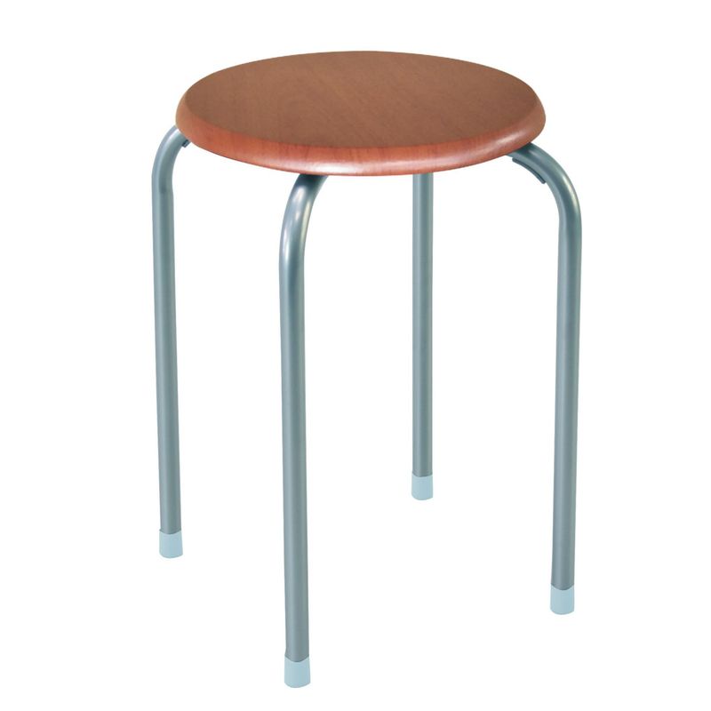 BANQUITO FIJO REDONDO MADERA CHERRY | Tottus Perú