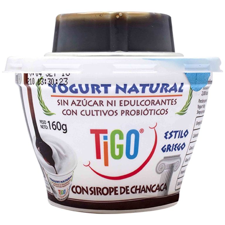 Yogurt Griego Tigo con Chancaca Envase 160 g | Tottus Perú