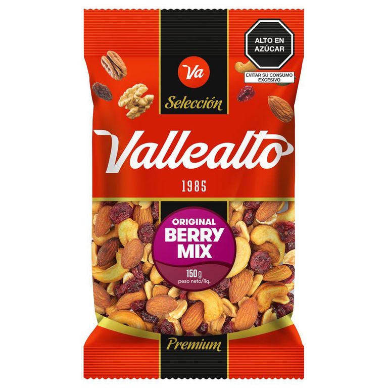 Berry Mix Vallealto Bolsa 150 g | Tottus Perú