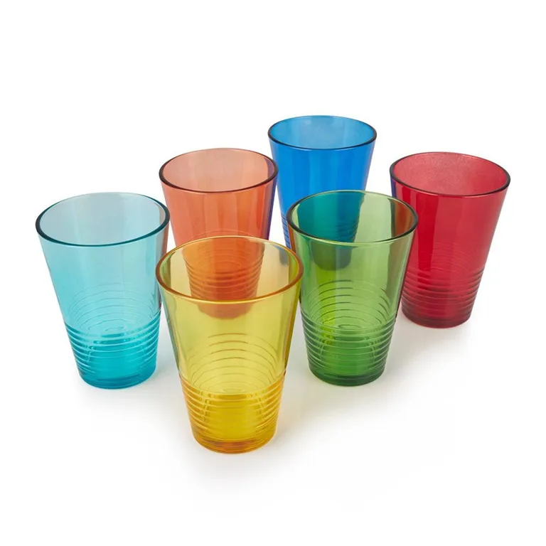 Juego de Vasos Colores 6 piezas | Tottus Perú