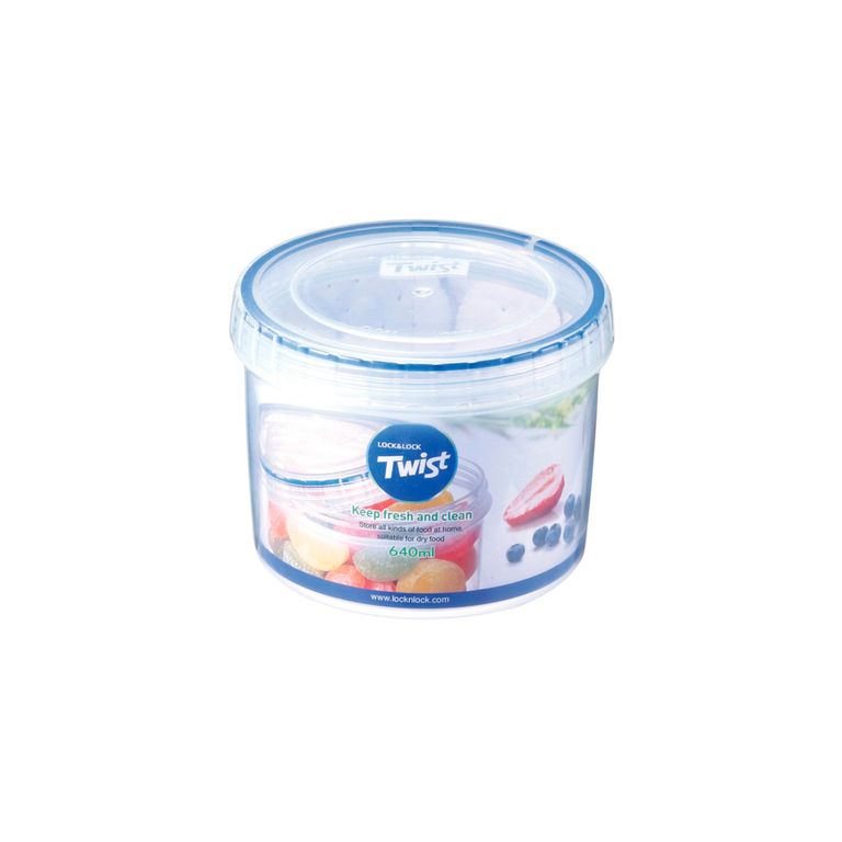 Envase Lock'N Lock Redondo Twist 640 mL | Tottus Perú