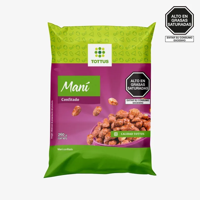 Maní Confitado Tottus Bolsa 200 g | Tottus Perú