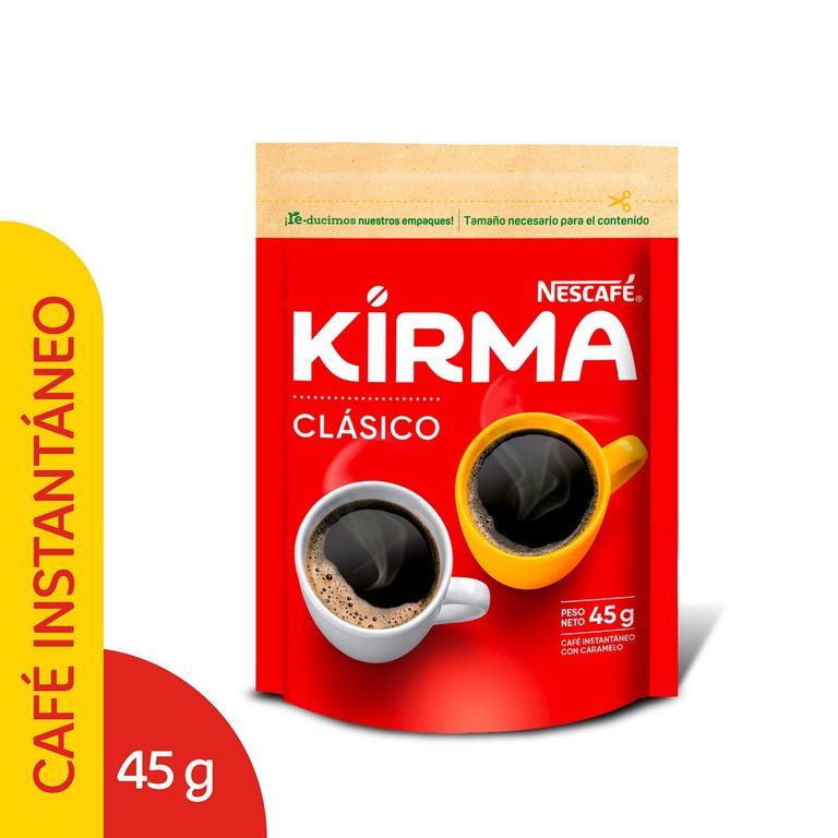Café Instantáneo Kirma con Caramelo Doypack 45 g | Tottus Perú