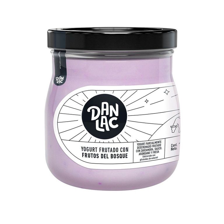 Yogurt Danlac Frutos del Bosque Envase 160 g | Tottus Perú