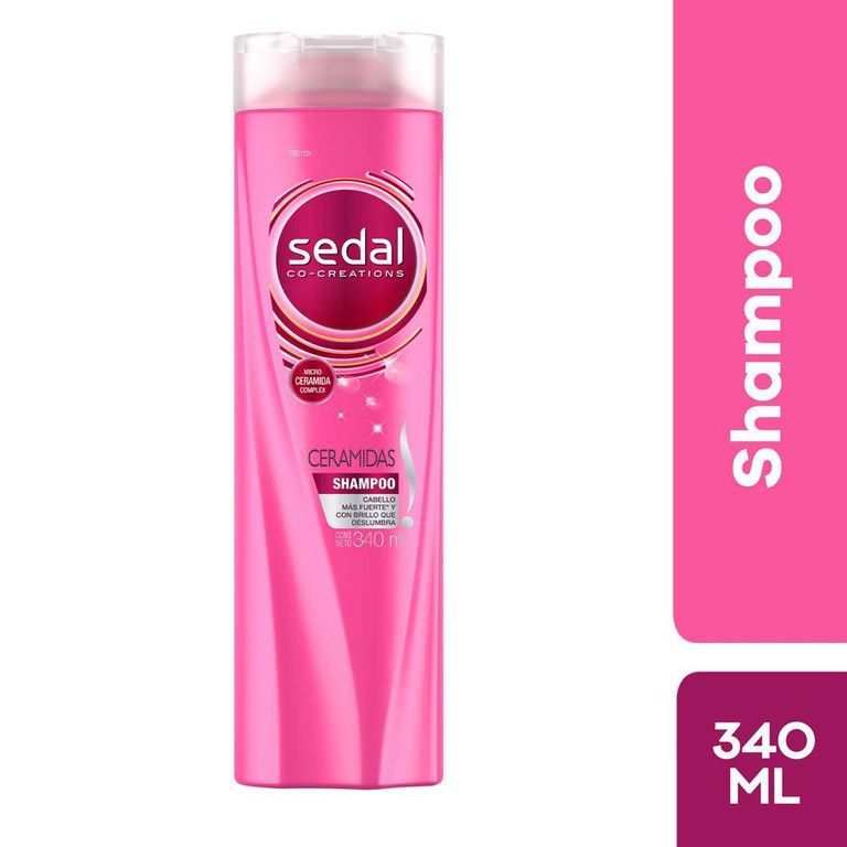Shampoo Sedal Ceramidas Botella 340 mL | Tottus Perú
