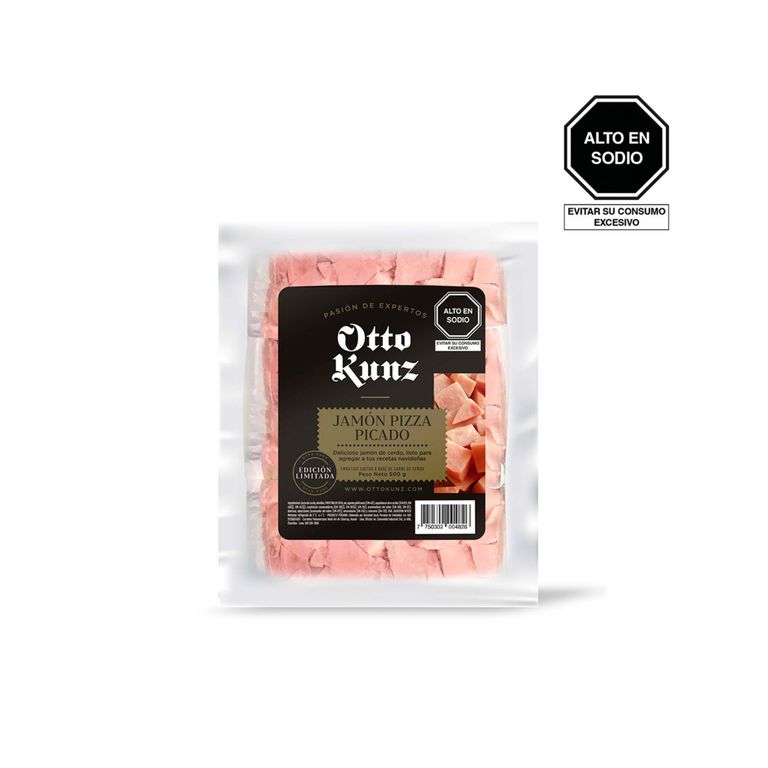 Jamón Pizzero Picado Otto Kunz Empaque 500 g | Tottus Perú