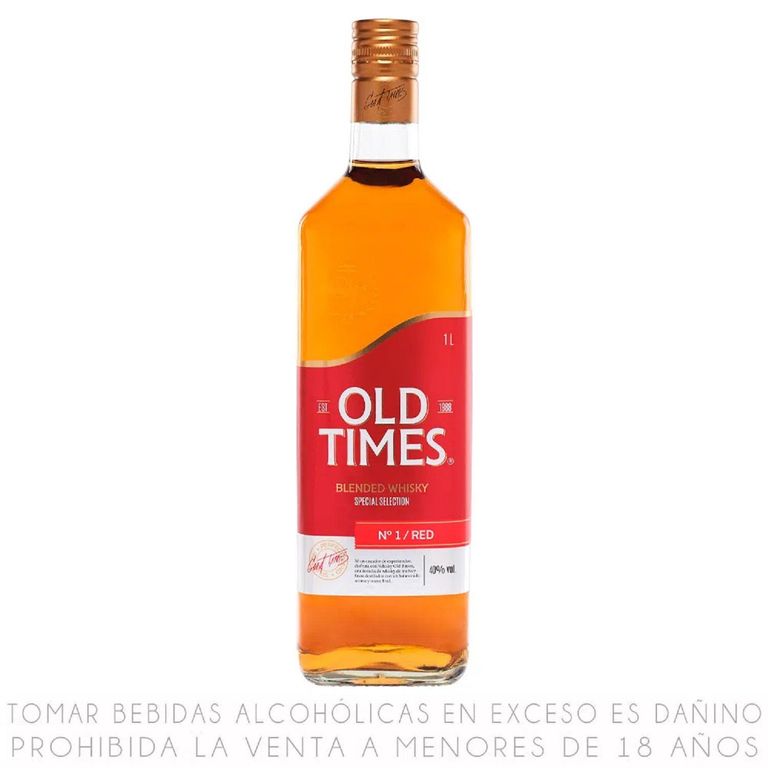 Whisky Old Times Red Botella 1 L | Tottus Perú