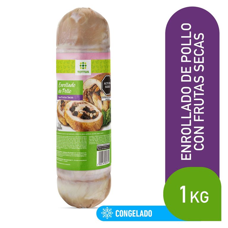 Enrollado de Pollo con Frutas Secas Tottus Empaque 1 Kg | Tottus Perú