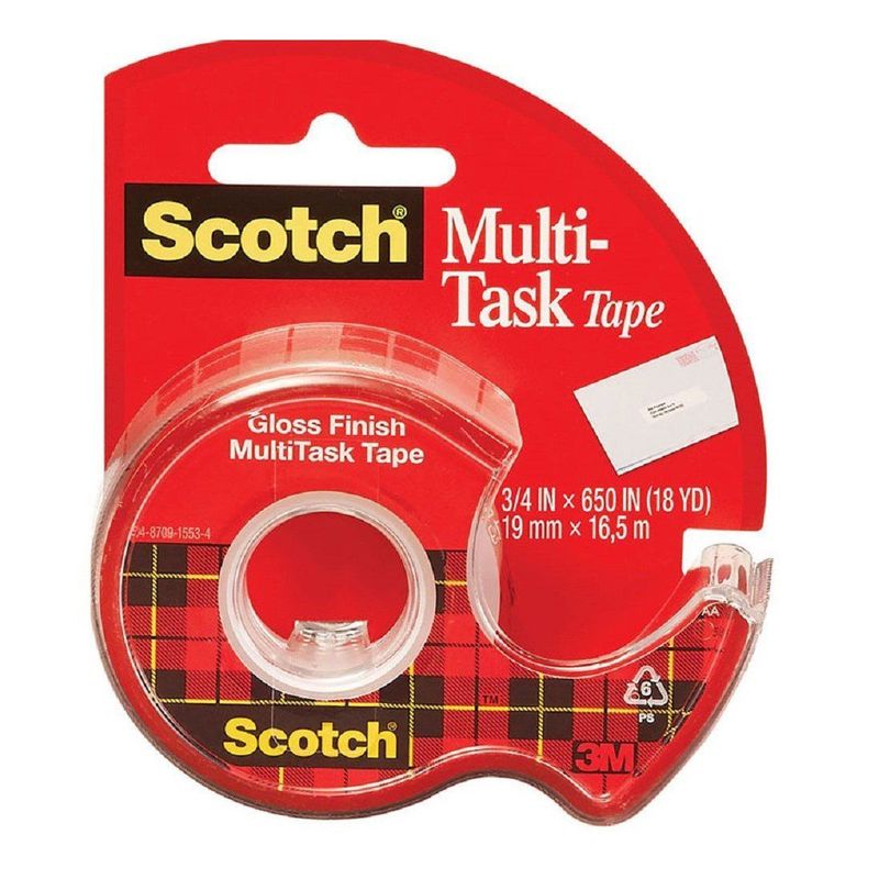 Cinta Scotch® Cristal con Dispensador, 19 Mm X 16.5 M | Tottus Perú