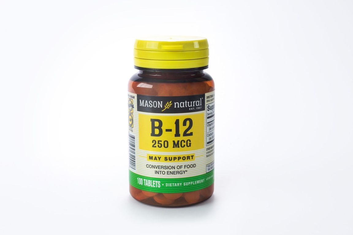 Vitamina B12 Mason Natural 250 MCG Envase 100 Und | Tottus Perú