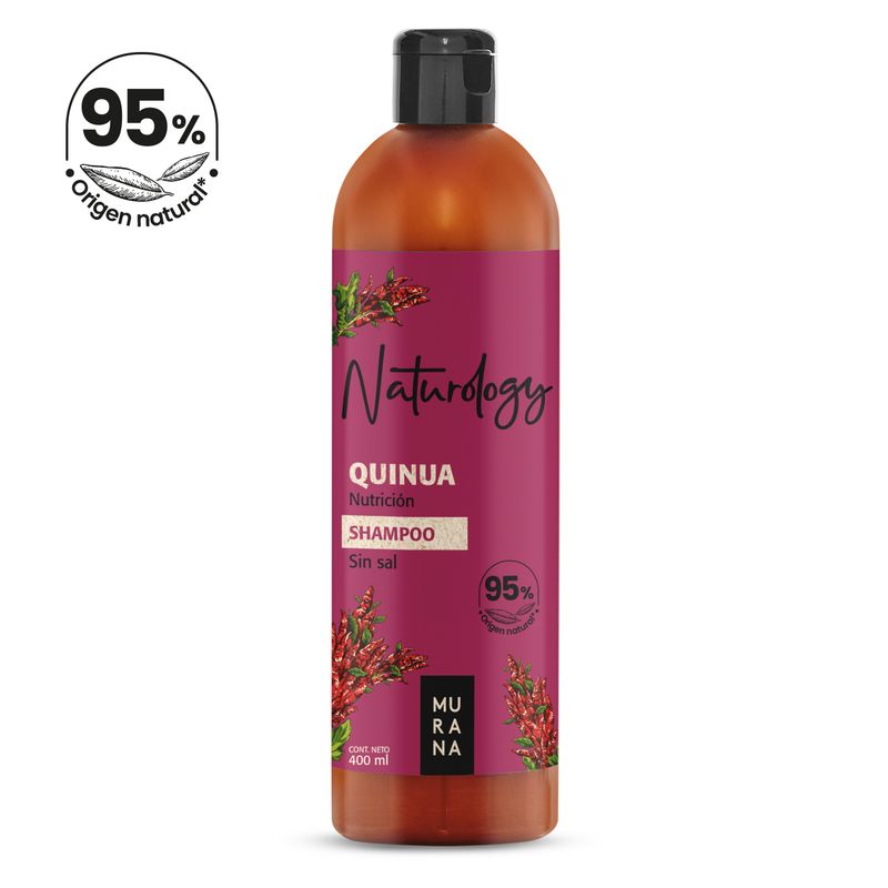 Shampoo Murana Naturology Quinua Envase 400 mL | Tottus Perú