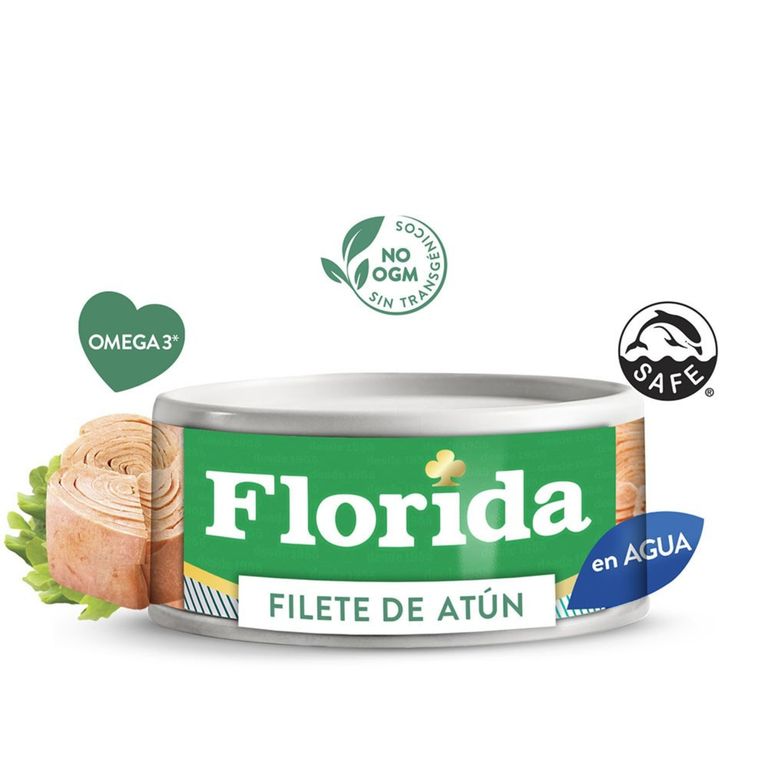 Filete de Atún Florida en Agua y Sal Lata 140 g | Tottus Perú