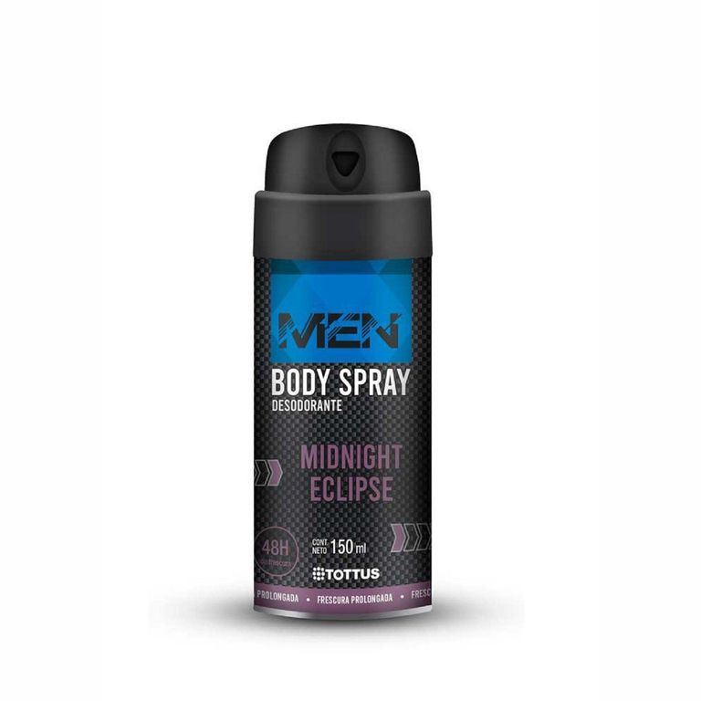 Desodorante Body Spray Tottus Men Midnight Eclipse Envase 150 mL ...