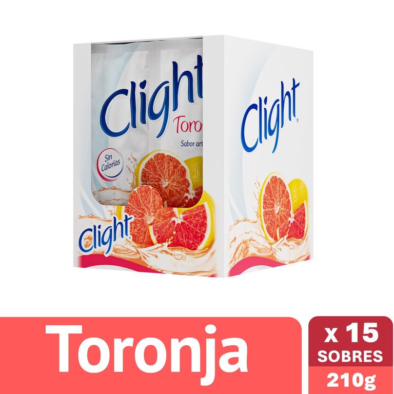 Bebida en Polvo Clight Toronja Caja 15 Und | Tottus Perú